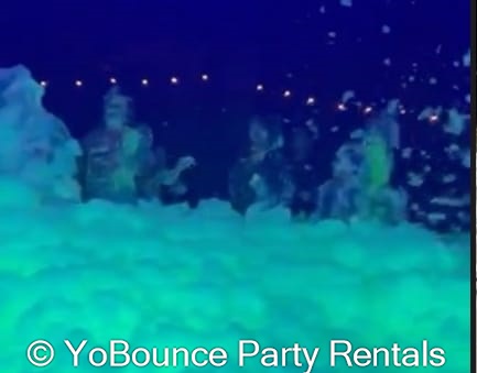 "Experience the Ultimate Foam Party with Yobounce Party Rentals!"
